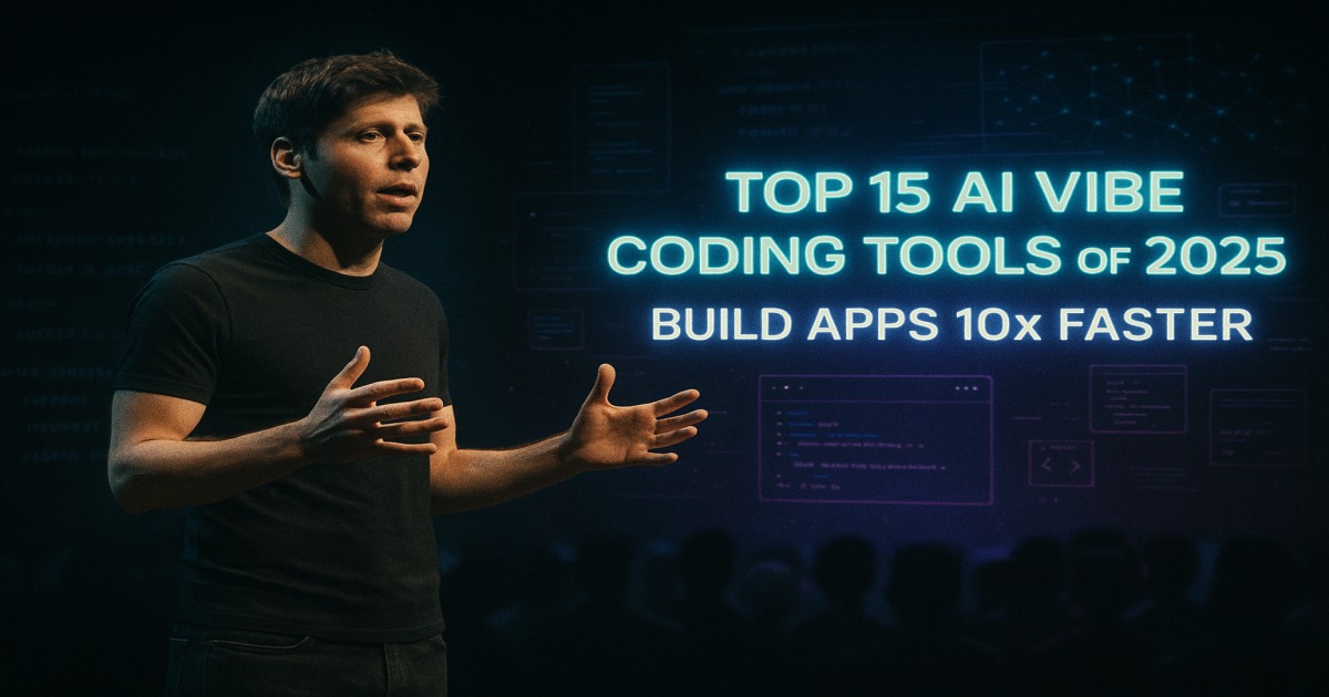 Top 15 AI Vibe Coding Tools of 2025: Build Apps 10x Faster - Techworld18