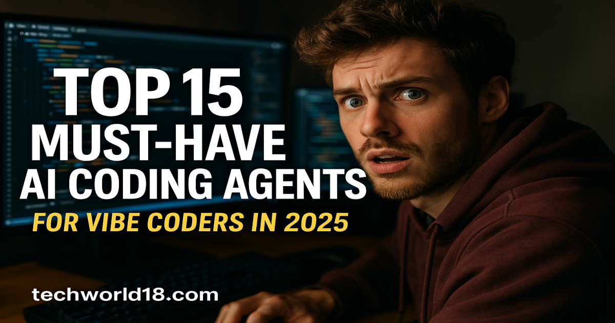 Top 15 Must-Have AI Coding Agents for Vibe Coders in 2025 - Techworld18